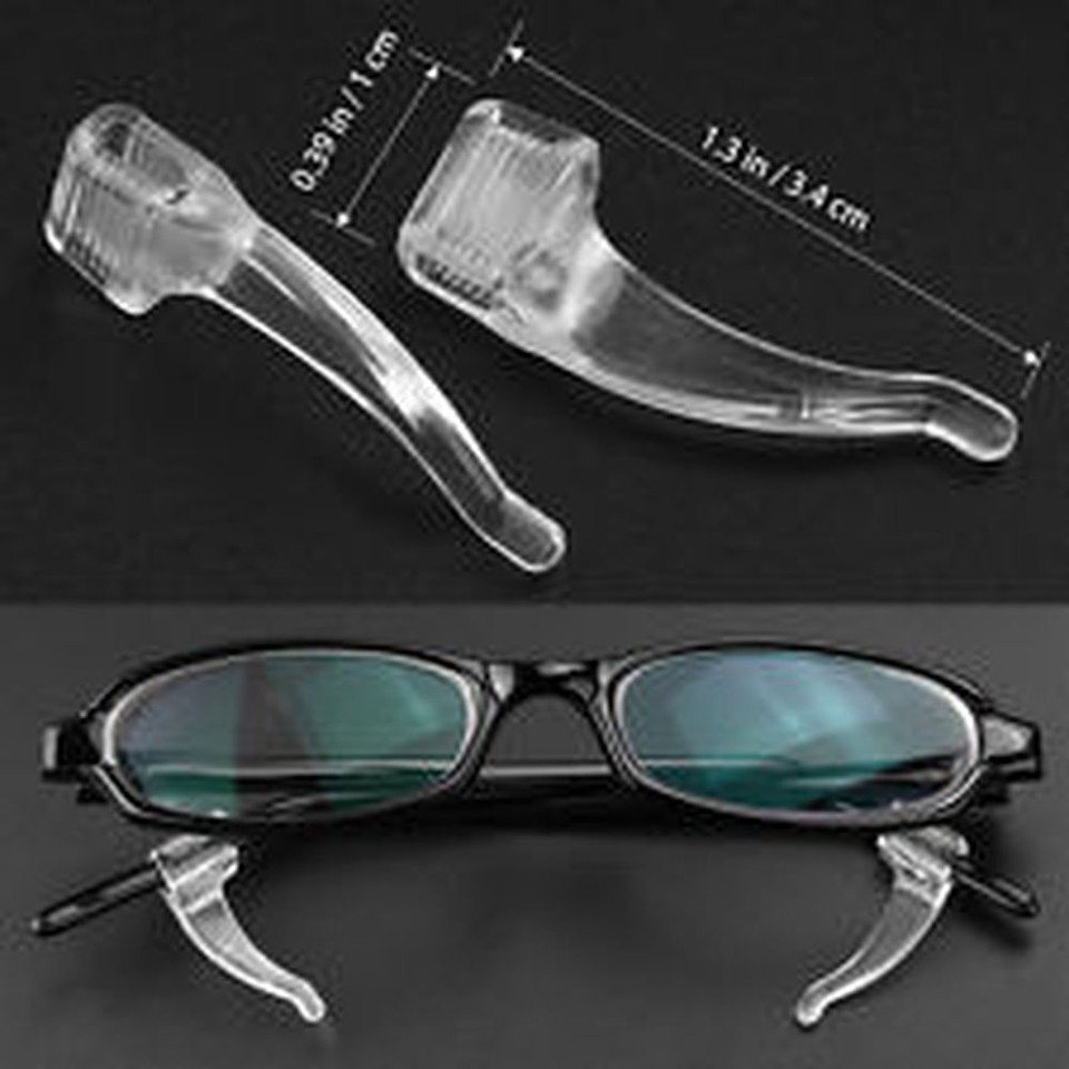 20 Pairs Silicone Eyeglass Ear Pads Glasses Eyeglass Ear Cushions Non ...