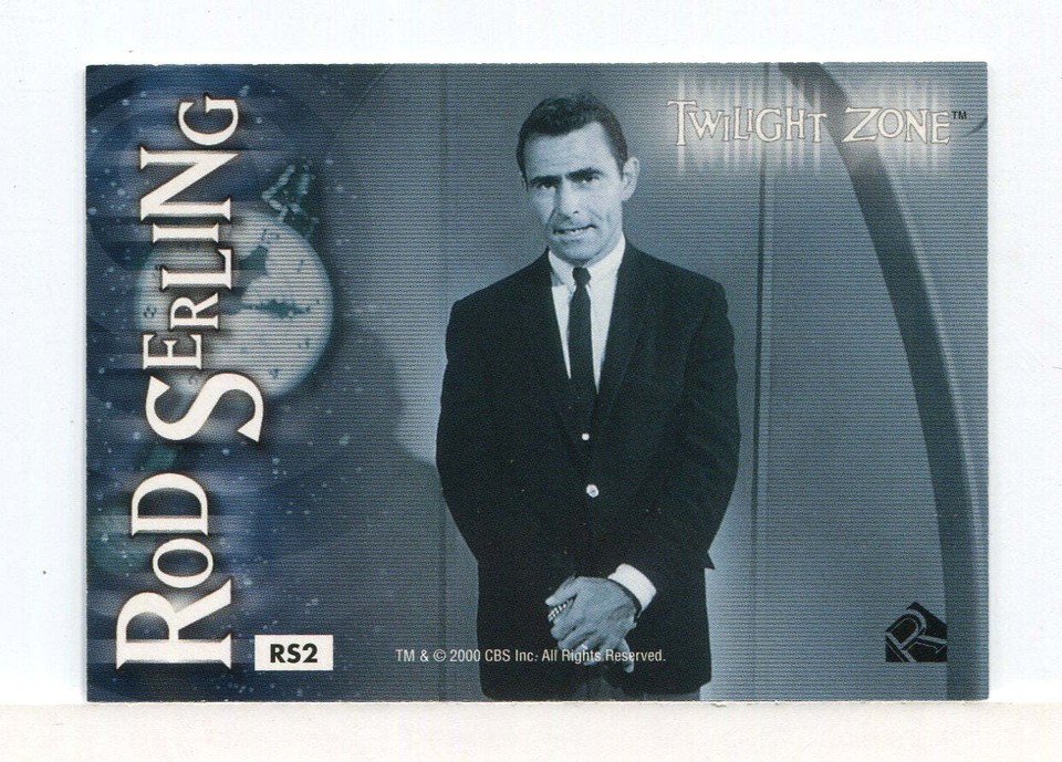 Twilight Zone 2 The Next Dimension Rod Serling Chase Card RS2 | eBay