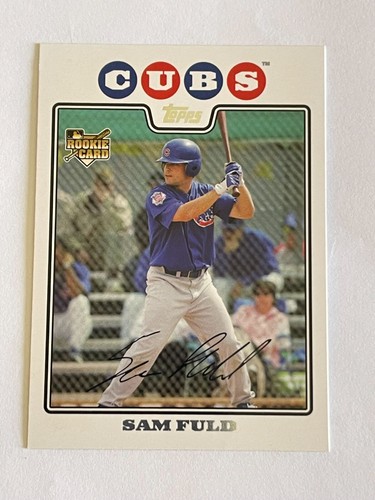 2008 TOPPS SAM FULD #96 ROOKIE OUTFIELD CHICAGO CUBS BASEBALL CARD | eBay