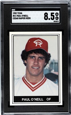 1982 TCMA Cedar Rapids Reds Paul O’Neil Minor League Rookie RC | eBay