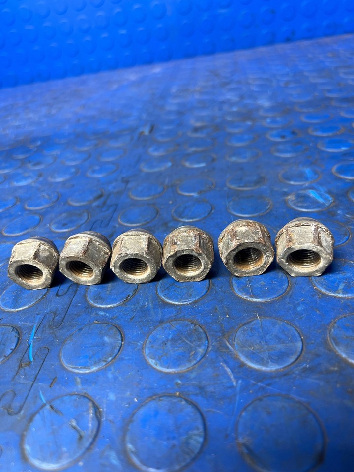 6 OEM FACTORY Lug Nuts Sierra Silverado 14x1.5 Tahoe Escalade OEM ...