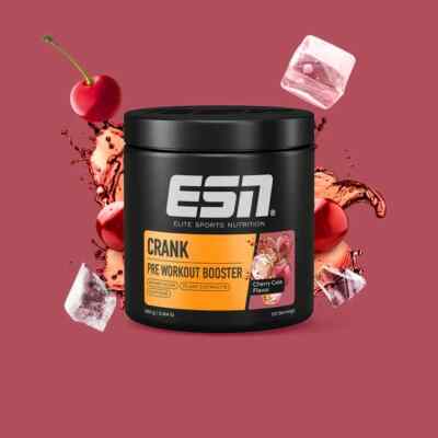 ESN Crank Pre-Workout-Booster Cherry Cola 380g | eBay