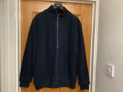 Men’s zip up cardigan-jacket (JAMES PRINGLE ) lined Navy Blue XL 2 ...