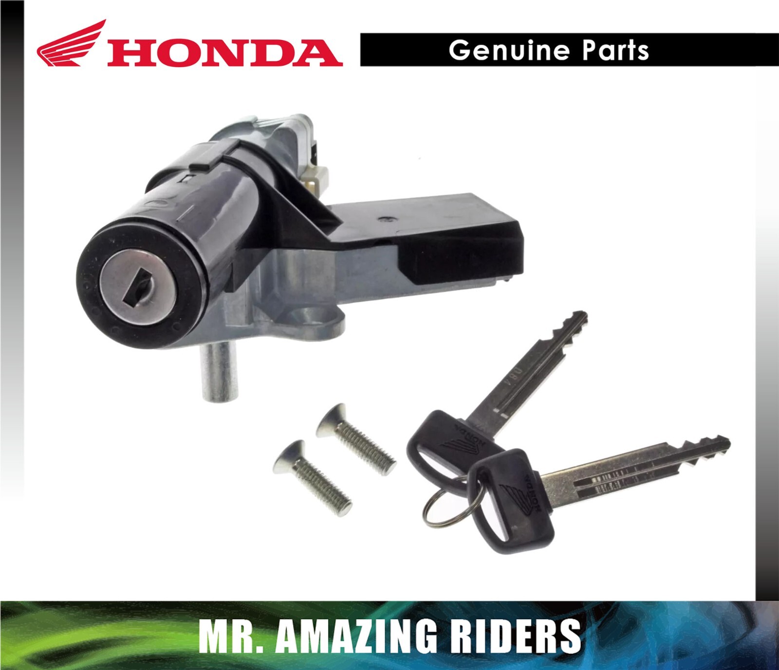 HONDA OEM IGNITION KEY SWITCH ASSY RUCKUS 06-20 22 NPS50 35012-GEZ-691 ...