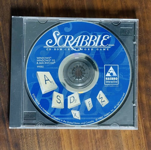 Scrabble PC CD-ROM Crossword Game (Hasbro 1997 Win Mac) - Retro PC ...