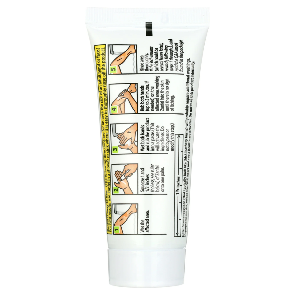 Zanfel Unique Duel-Action Formula Poison Ivy, Oak & Sumac Wash Cream 1 ...