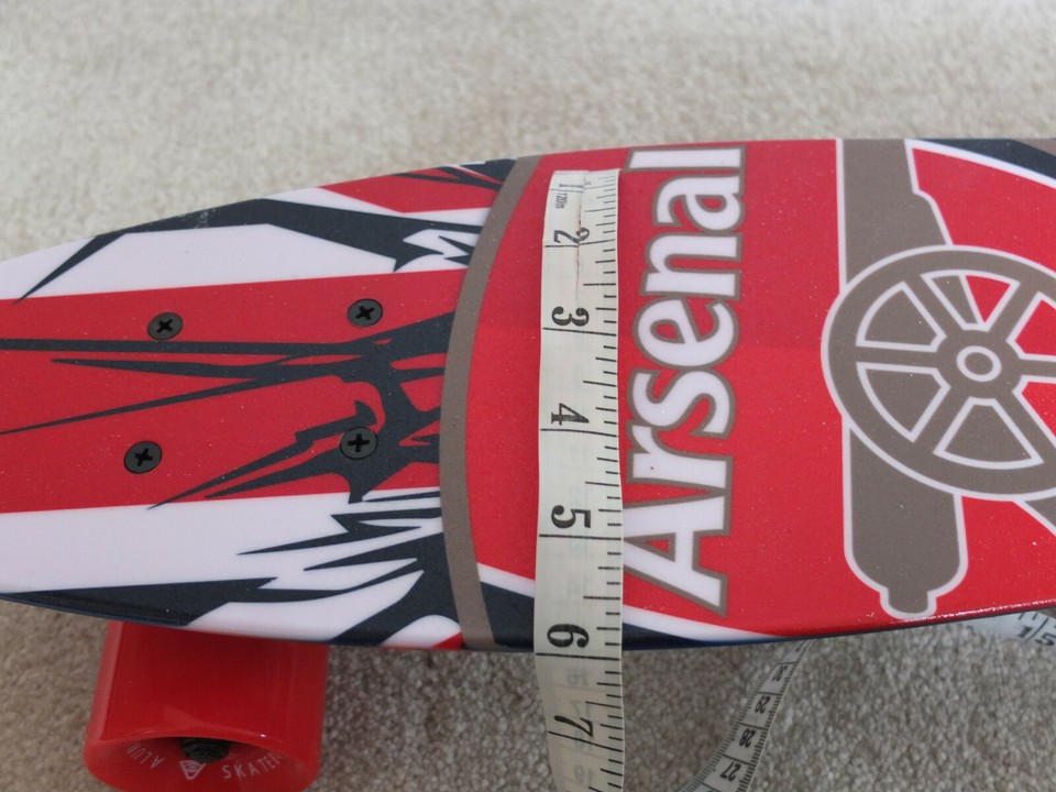 Aluminati Skateboard Recycled Aluminium Deck Cruiser Arsenal Logo NEW ...
