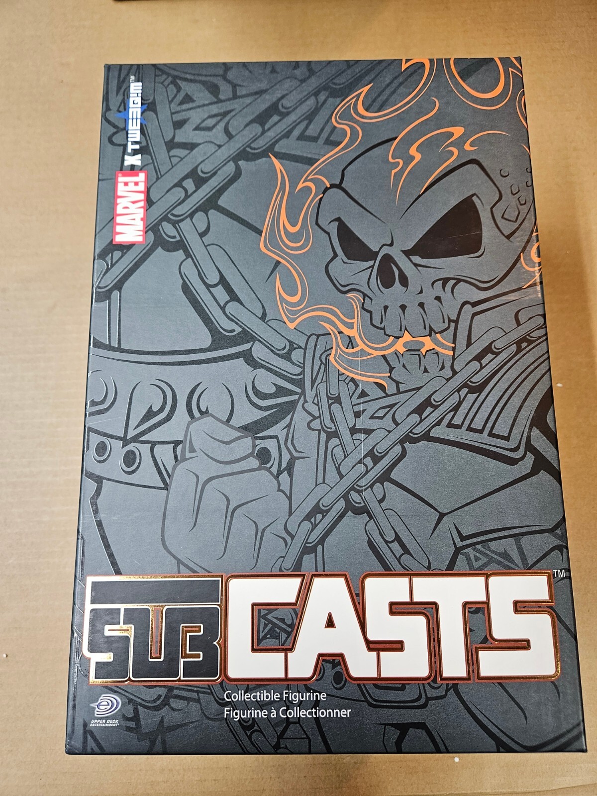 Marvel Ghost Rider Sub Casts Vinyl Statue 9" Upper Deck 2007 Vintage ...