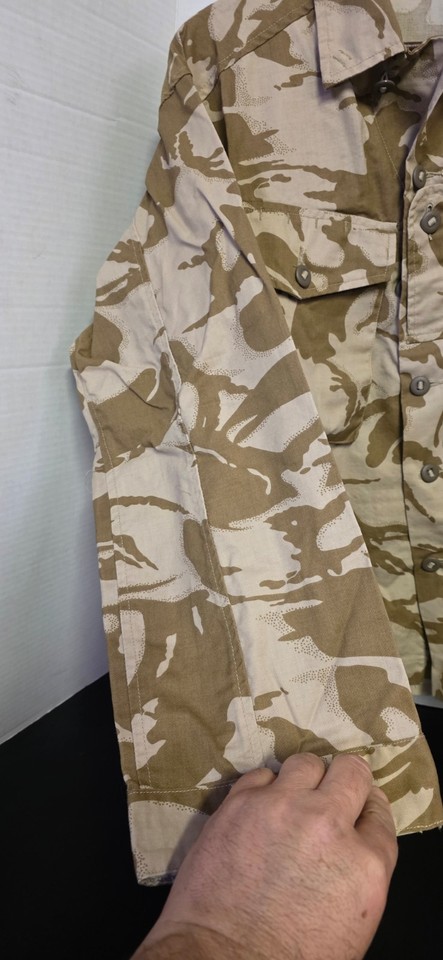 British Army Combat Tropical Desert Camo DPM Military Jacket Size 170/ ...