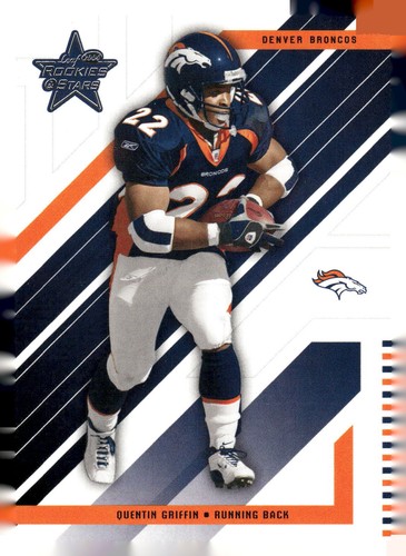 2004 Leaf Rookies & Stars #29 Quentin Griffin Denver Broncos Football ...