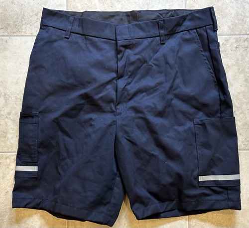 Fedex Shorts Stan Herman Uniform Cargo Navy Reflective Stripe Mens Size ...