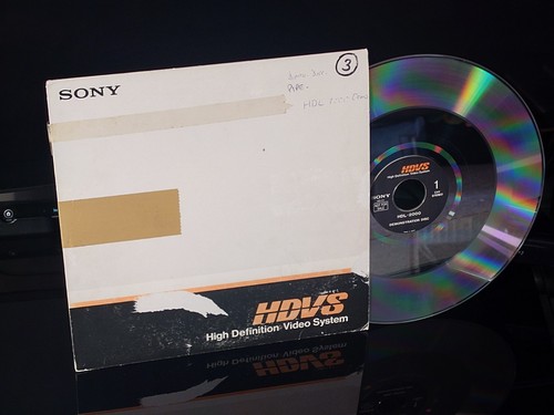 1988 Sony HDL-2000 Demonstration Disc Promo 12" HDVS HD Laser Video ...