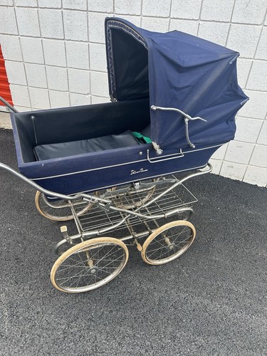 Vintage Silver Cross Baby Carriage Stroller VTG England | eBay