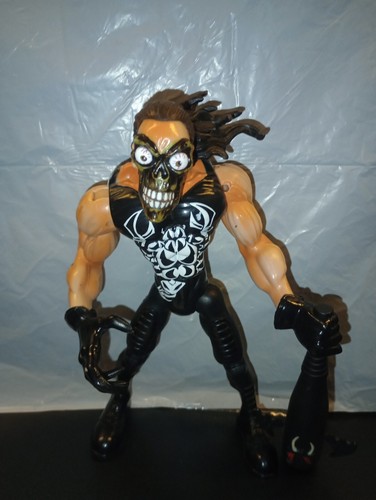 2000 WCW Sting Gross Out Wrestler Eye Popping Zombie Action Figure w ...