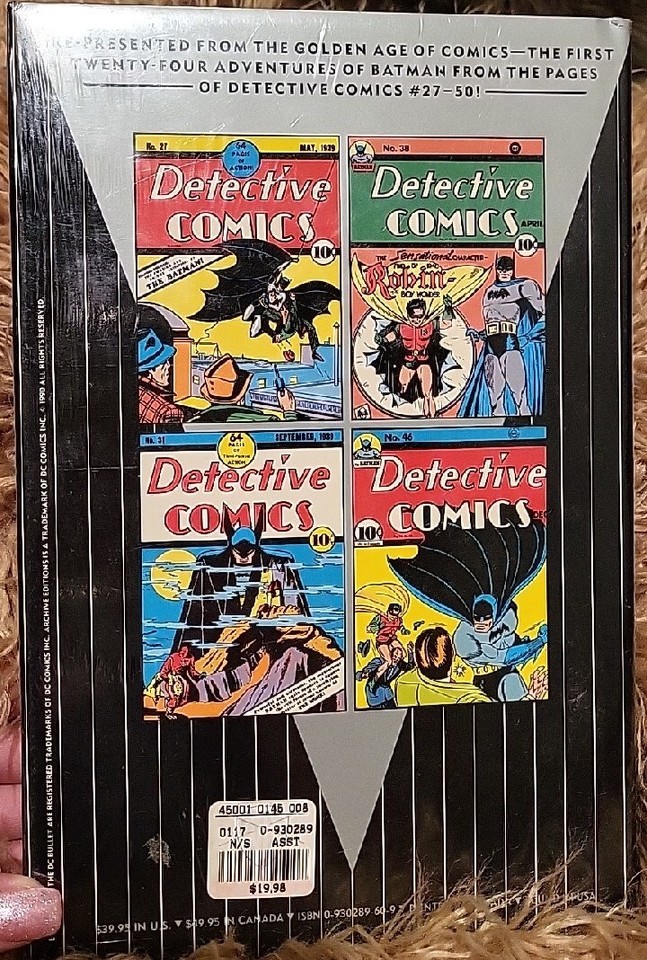 Batman: Archive Edition First Edition (DC Comics, July 1990) | eBay