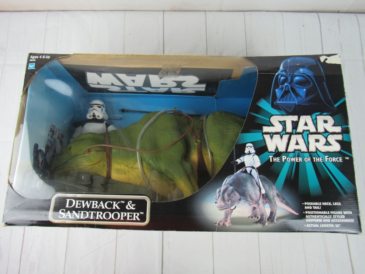 Star Wars Power of the Force Dewback & Sandtrooper 12 Star Wars Power of the Force Dewback & Sandtrooper 12