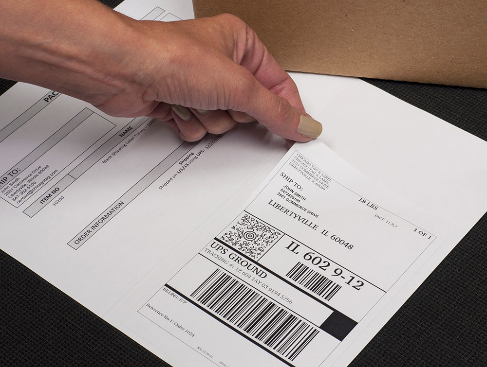 S17 INTEGRATED LABELS 100mm x 150mm Linnworks Hermes Royal Mail A4 ...