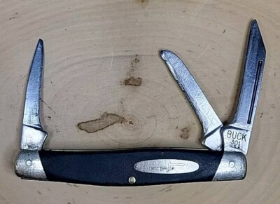 Vintage Buck 301 3 Blade Stockman Pocket Knife, 1972-1986 | eBay