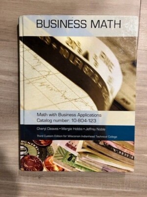 Business Math, Math with Business Applications (3rd Edition, Hardcover ...