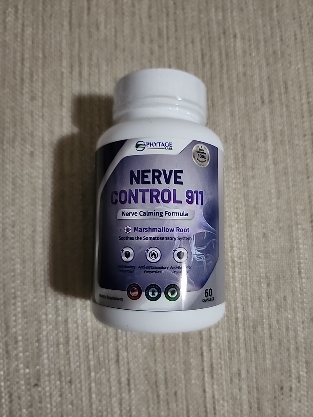 NERVE CONTROL 911 Calming Depression Anti Anxiety Relaxation Stress ...