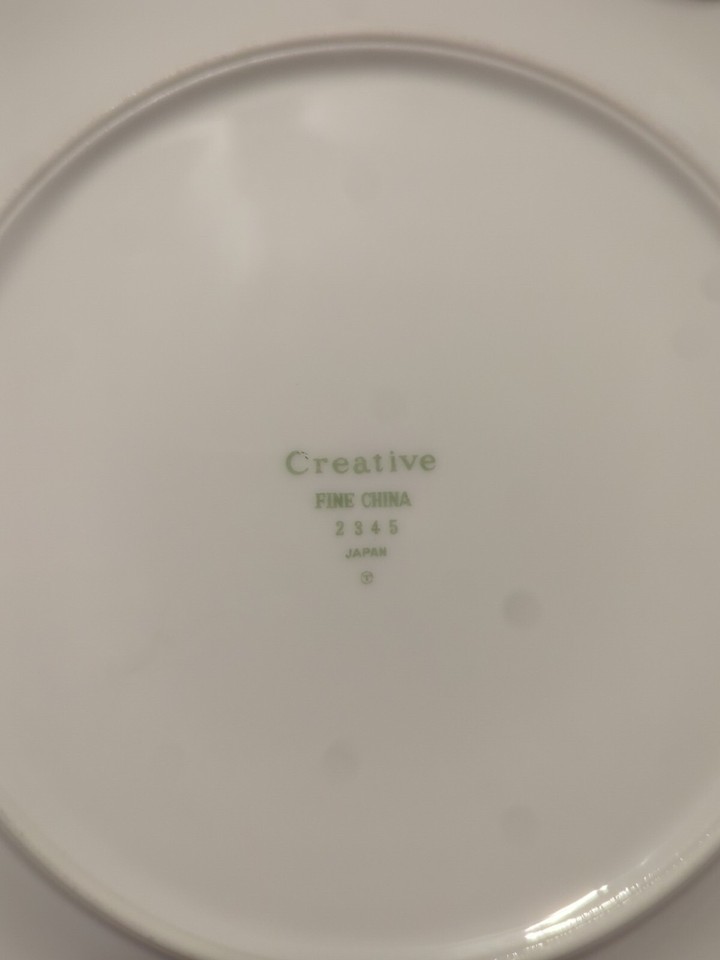 Creative Fine China Regency Rose 2345 Dinnerware Set Of 19 | eBay