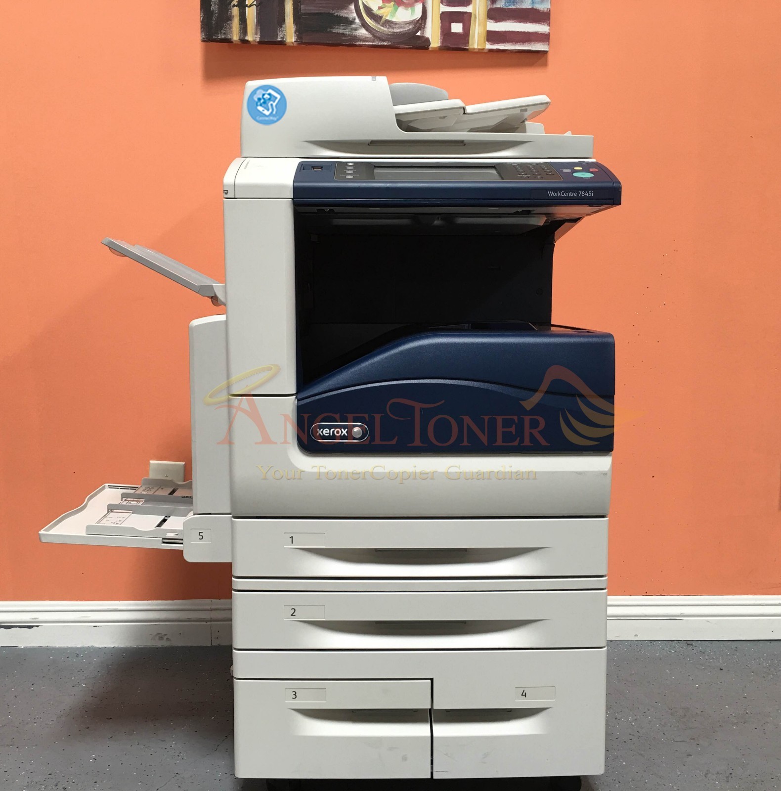 Xerox WorkCentre 7845i Color BW Printer Scan Copier Network MFP 45PPM ...