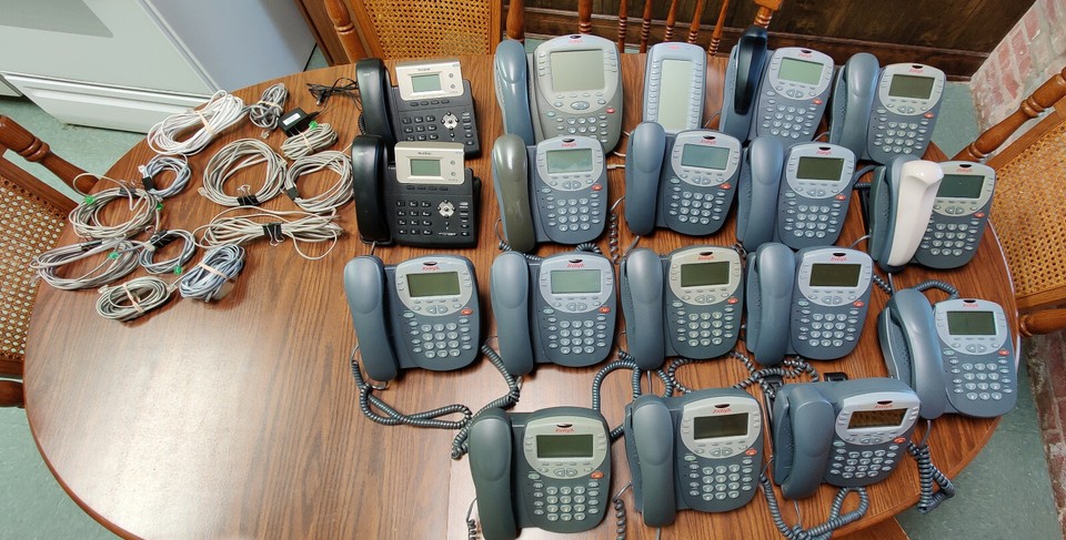 Office phones - 14x Avaya 5410, Avaya 5420, Avaya EU24, 2x Yealink T21P ...