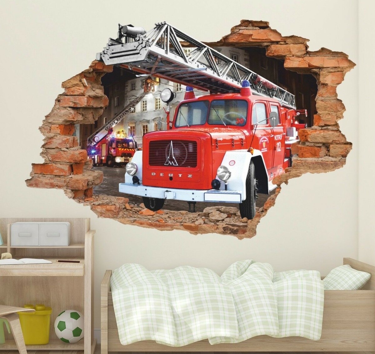 Fire Truck Wall Decal Hd Photographs Fireman Fire Truck Customized