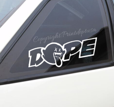 Dope Ghost STICKER VINYL DECAL JDM RACING ILLEST TUNER IMPORT DRIFT | eBay
