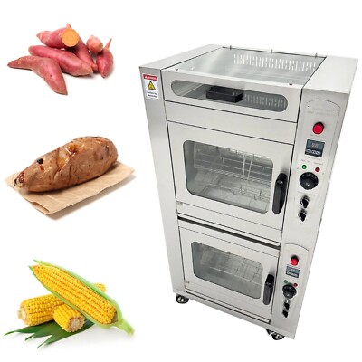 Commercial 2-Tier Electric Corn Roaster Oven for Sweet Potato & Corn ...