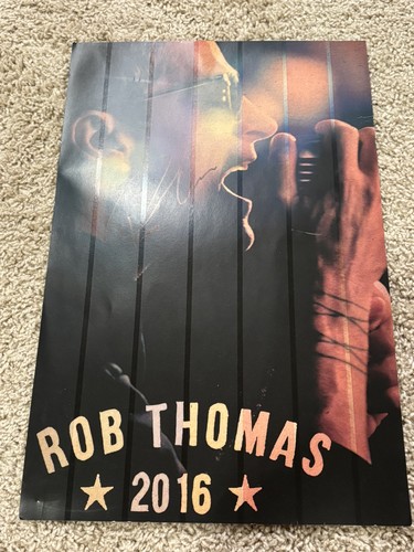 Rob Thomas Signed Poster Autographed Matchbox 20 Lead Singer | eBay