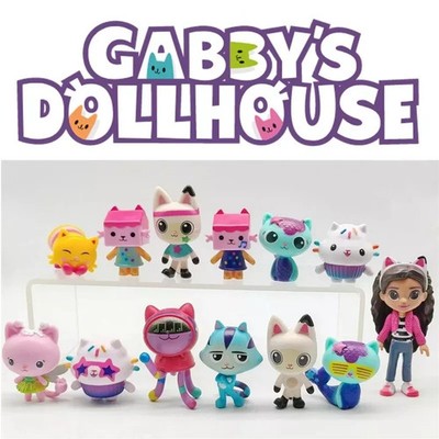 13pcs Gabby's Dollhouse Pandy MerCat Cakey Collection Action Figures ...