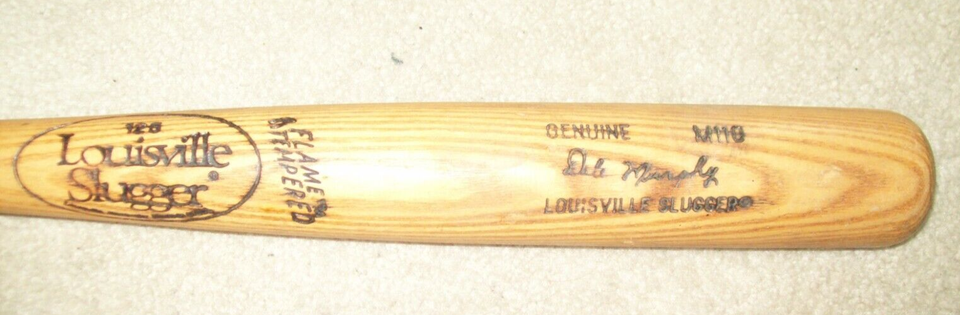 Louisville Slugger Dale Murphy Genuine Flame Tempered Wooden 33inch Bat ...