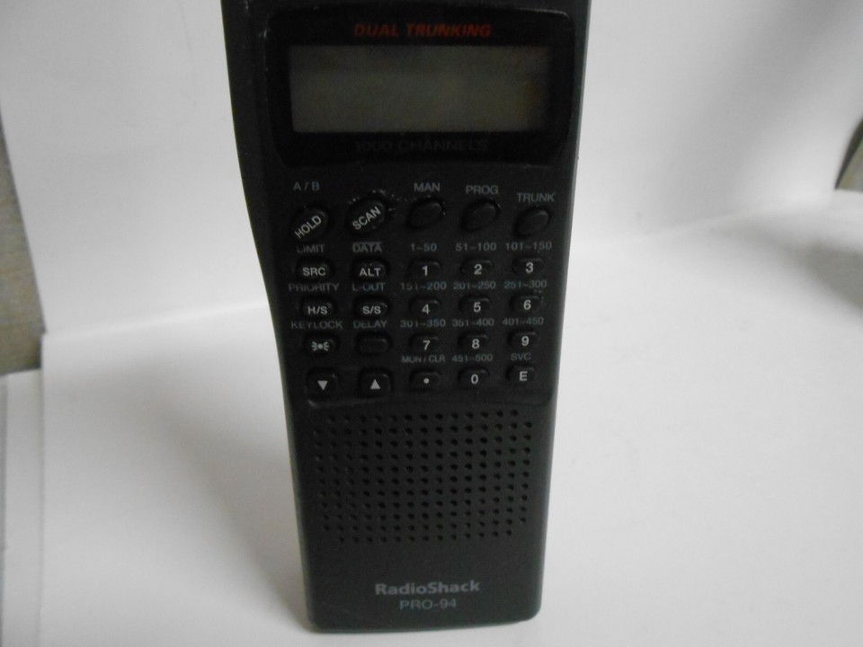 Radio Shack PRO-94 20-524 Trunking Scanner Tested Works | eBay