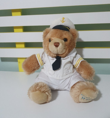 PACIFIC JEWEL TEDDY BEAR CAPTAIN BEAR 22CM STANLEY CRUISE SHIP BEAR | eBay