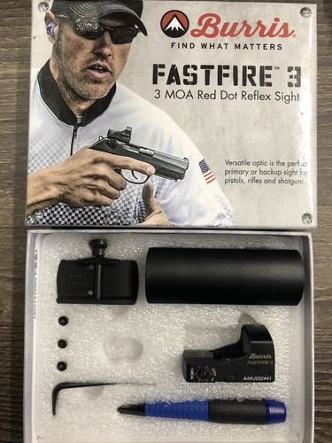 Burris FastFire III Red-Dot Reflex Sight 3MOA with Picatinny Mount, unused | eBay