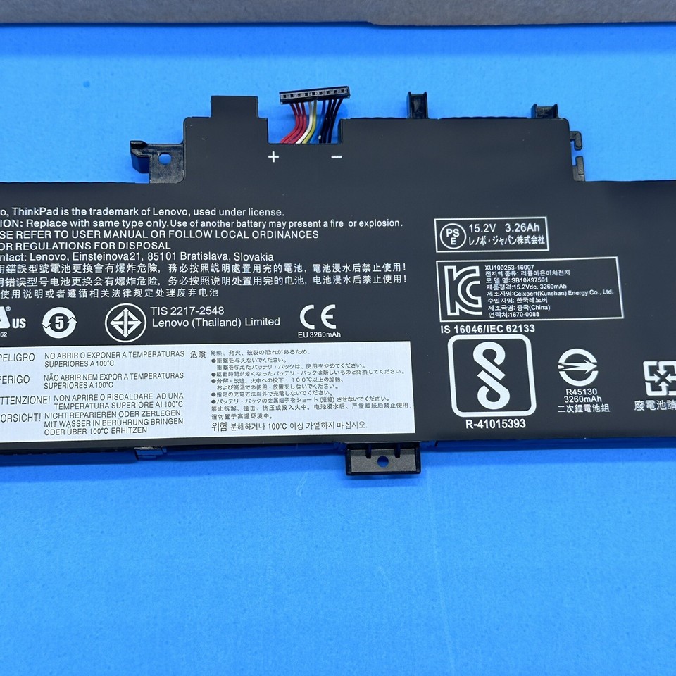 OEM Genuine 01AV433 Battery Lenovo ThinkPad X380 Yoga 260 370 X380 15 ...
