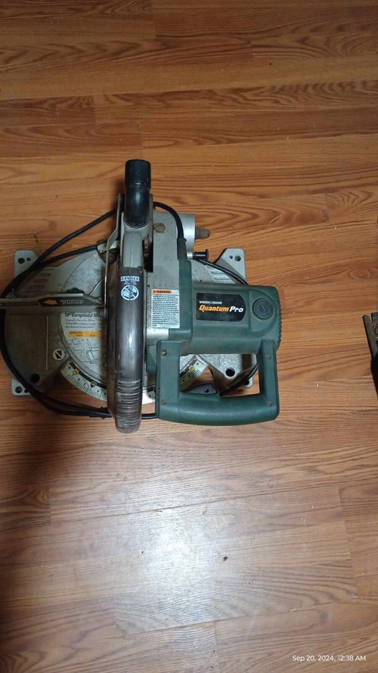 Black and Decker Quantum Pro Miter Saw | eBay