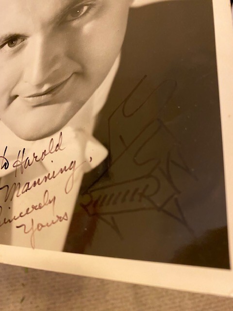 Liberace 8X10 Photo, Autographed with Piano Signature, dated 1955 ...