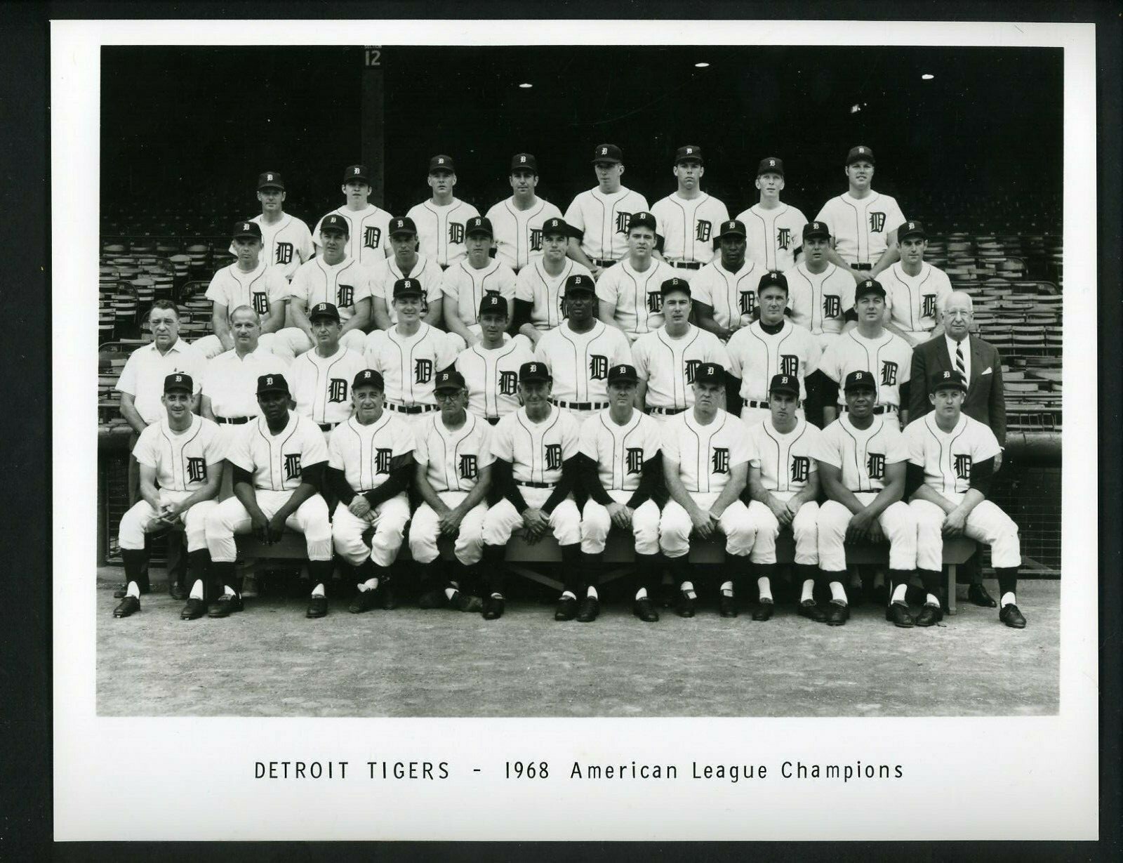 Detroit Tigers 1968 American League Champions Team Press Photo | eBay