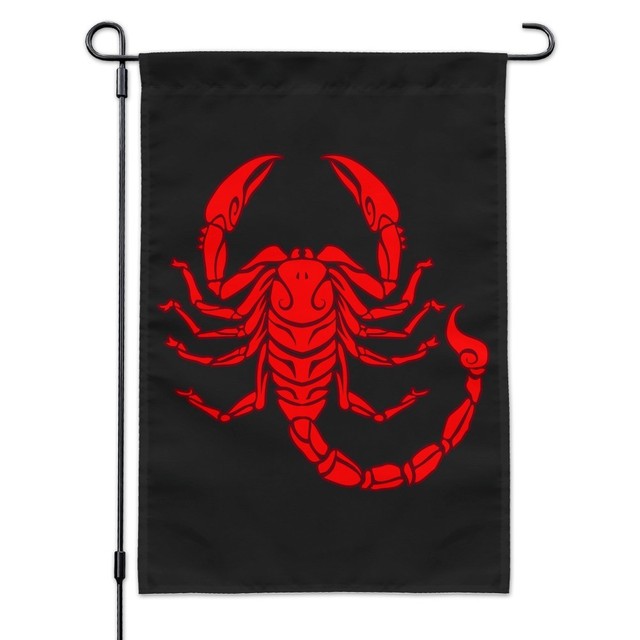 Red Tribal Scorpion Garden Yard Flag | eBay
