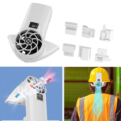 Hard Hat Fan Helmet Rear Fan for Most Caps Style Safe Helmet Outdoor ...