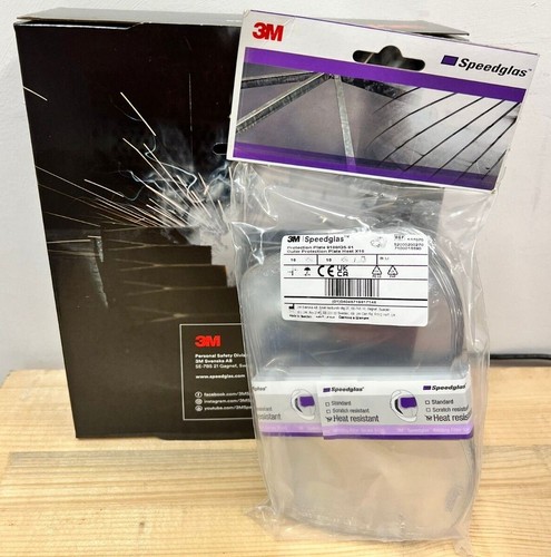 3M Speedglas 9100 Front Cover Lens Protector Pack Heat Resistant- NEW ...
