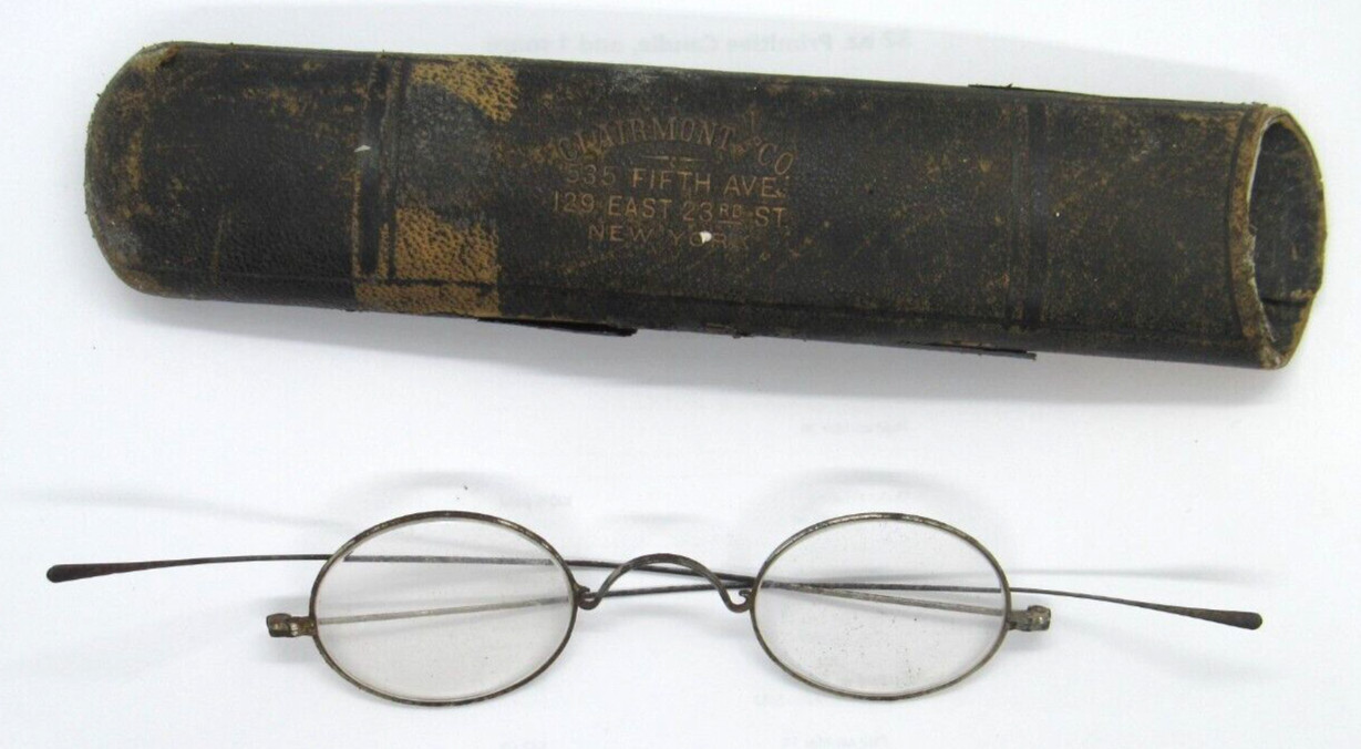 Antique 1800s Civil War Era Eyeglasses Spectacles Fra… - Gem