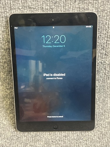 Apple iPad Mini 2 Wi-Fi (A1489) 16GB Space Gray (Locked) | eBay