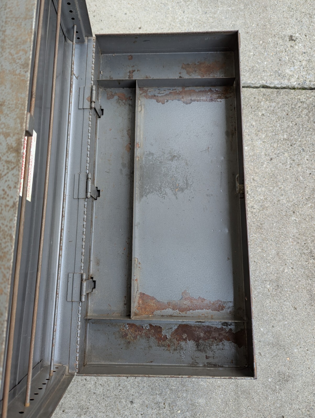 Vintage Craftsman Red & Gray 10-Drawer Tool Box 1960's - Made In USA ...