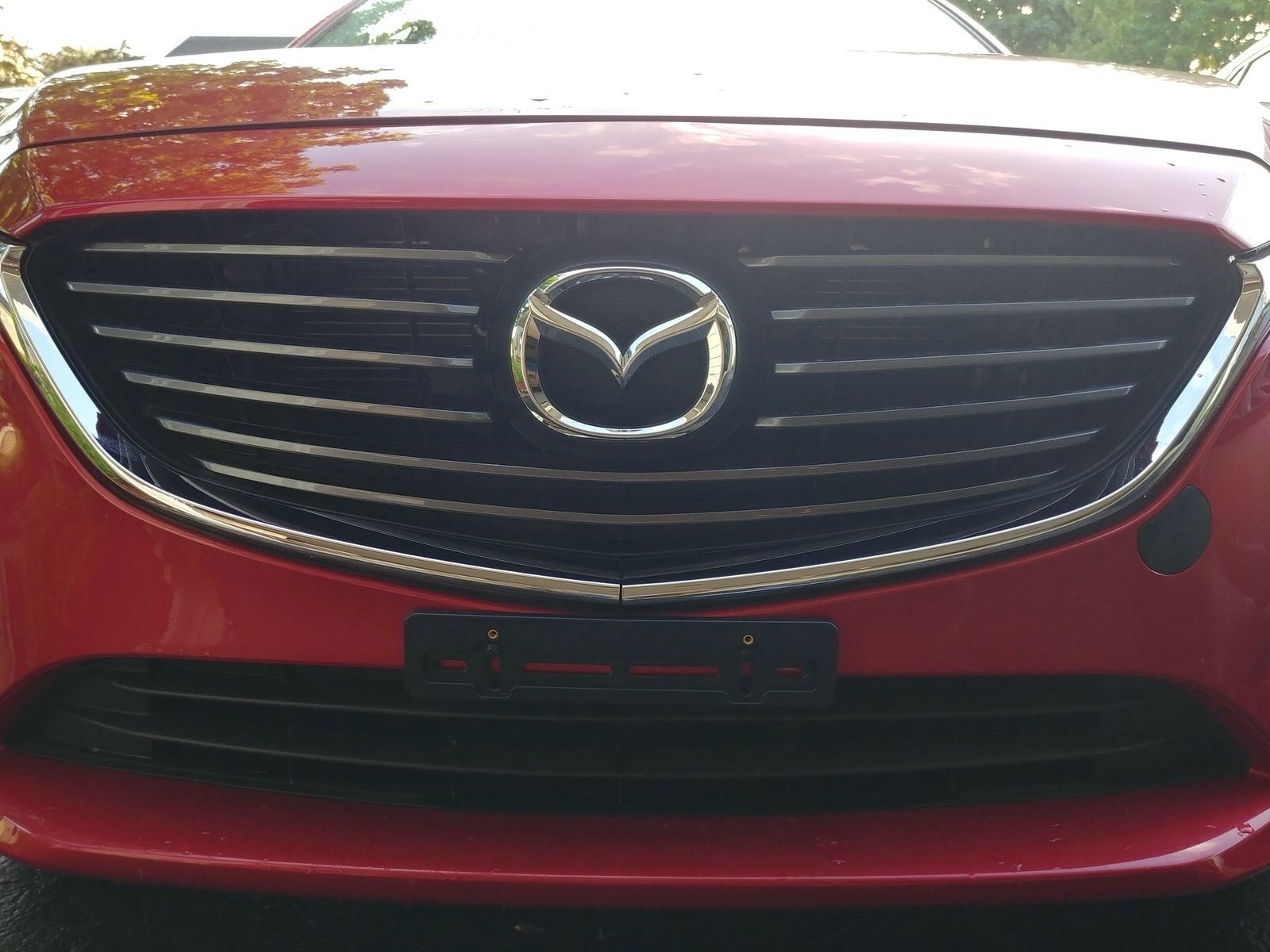 Front License Plate Tag Holder Mounting Bumper Kit Bracket for MAZDA ...