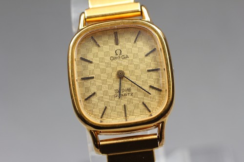 Orologio da donna vintage [Exc+5] OMEGA De Ville Cal.1350 quadrante oro ...