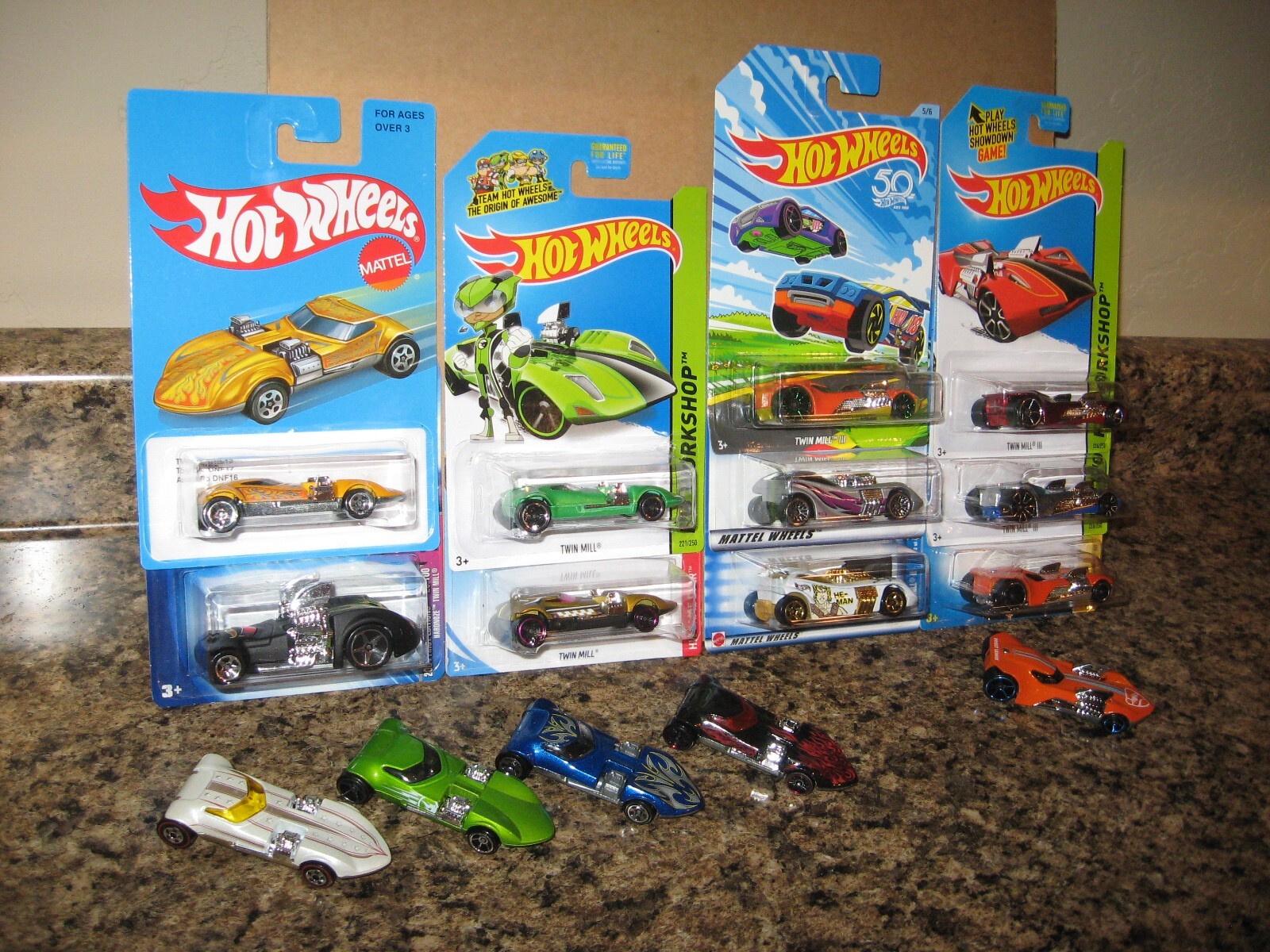 Hot Wheels Lot of 15 Twin Mill Treasure Hunt Since 68 He-Man Spring ...