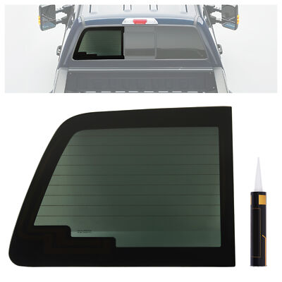 Fits 2008-2016 Ford F250 F350 Rear Left Side Glass For Sliding Window w ...